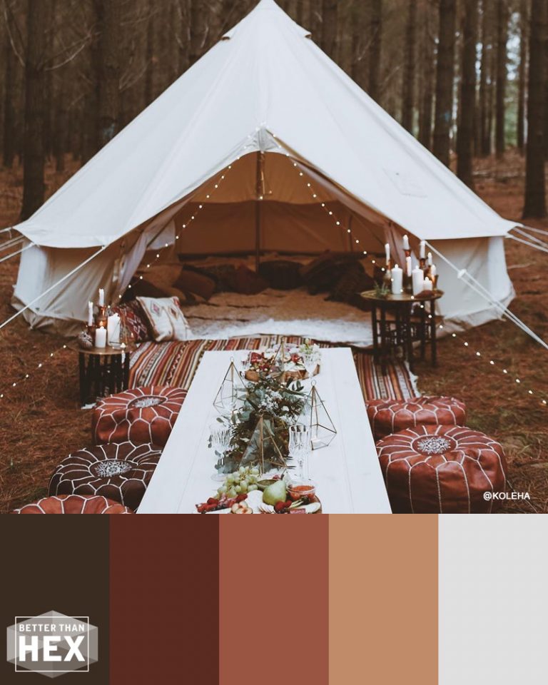 Tent Vibes – Better Than Hex – Color Palette Inspiration